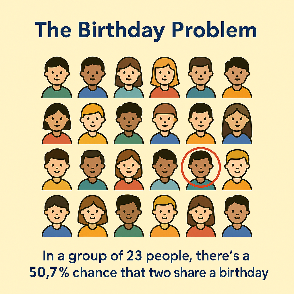 The Birthday Problem Explained Visually
